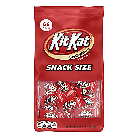 Kit Kat Snack Size Wafer Bars 32.34 Oz - Office Depot