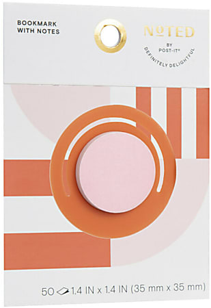 Noted by Post it Bookmark Notes 1 716 H x 1 716 W x 14 D Blue 50 Sheets ...