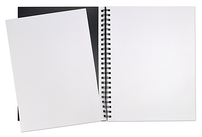 Pacon UCreate Poly Cover Sketch Books 12 x 9 75 Sheets Black Pack Of 3 ...