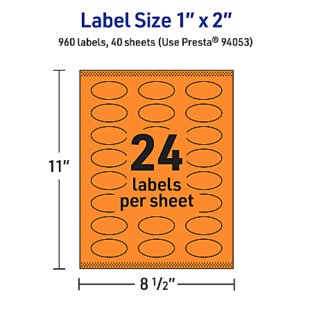 Avery Print To The Edge Labels With Sure Feed Technology And Easy Peel ...
