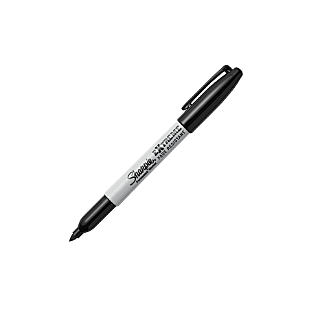 Sharpie Extreme Permanent Markers Fine Point Black Pack Of 12 - Office ...