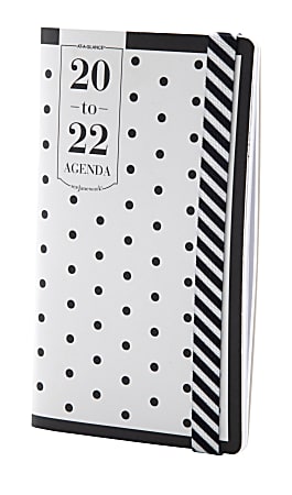 See Jane Work Polka Dot Academic 24 Month Planner 3 12 x 6 BlackWhite ...
