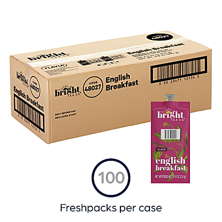 The Bright Tea Co. English Breakfast Tea Single Serve Freshpacks 0.25 ...