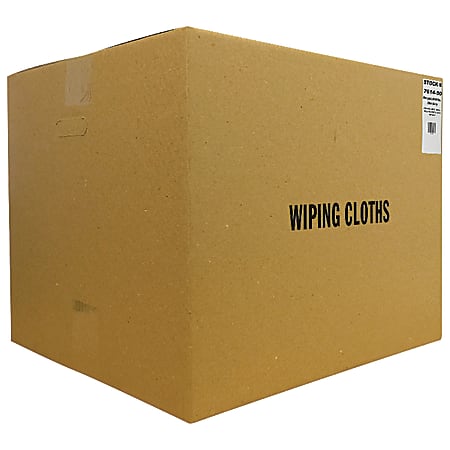 Intex Sheeting Surface Rags White 40 Lb Bag - Office Depot