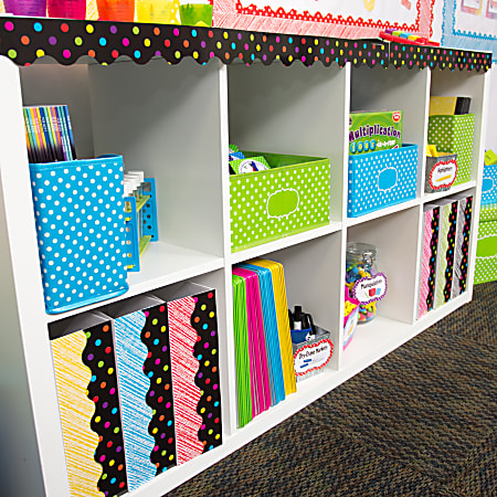 Teacher Created Resources Scalloped Border Trim 2 316 x 35 Multicolor ...