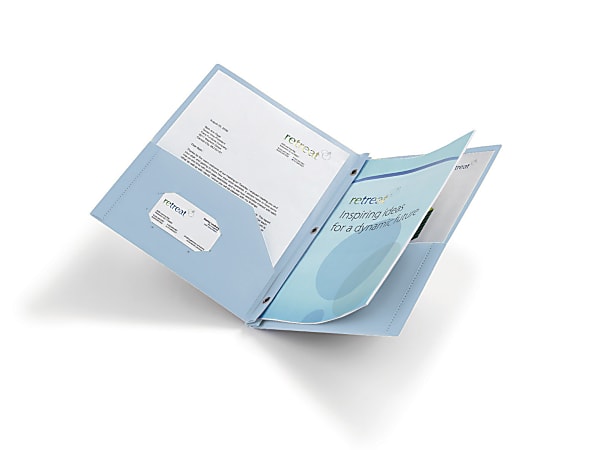 Office Depot 2 Pocket School Grade Poly Folder With Prongs Letter Size ...