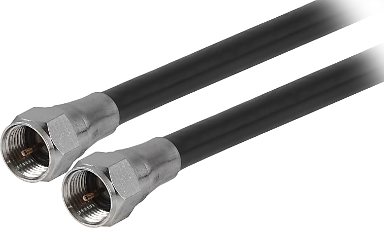 Ativa RG6 Coaxial Cable 6 Black 26894 - Office Depot