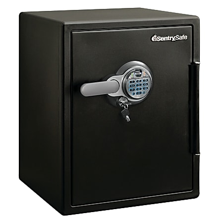Sentry Safe Fingerprint Safe 125 Lb 2 Cu. Ft. Black - Office Depot