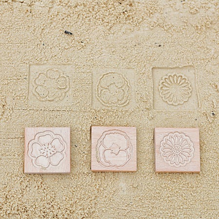 Yellow Door Match Me 12 Piece Sensory Flower Tile Set Pre K Grade 1 ...