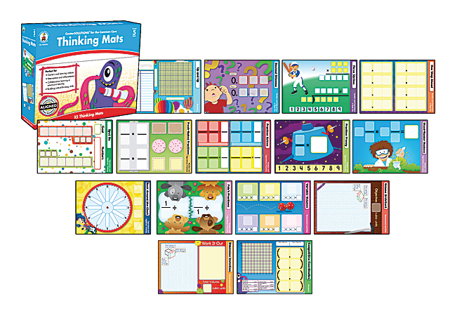 Carson Dellosa CenterSOLUTIONS Thinking Mats Grade 5 Pack Of 15 - Office Depot