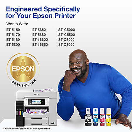 Epson 542 EcoTank Magenta Ink Refill Bottle T542320 S - Office Depot