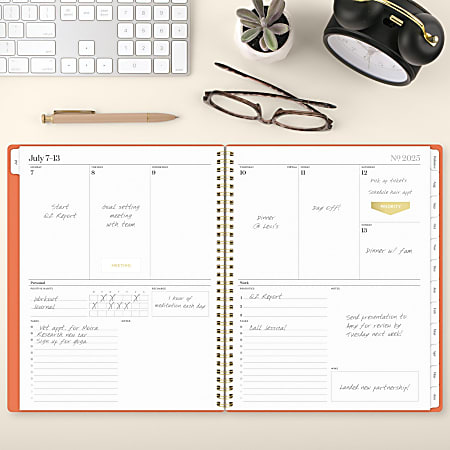 Cambridge WorkStyle Balance Academic 2025 2026 Weekly Monthly Planner ...