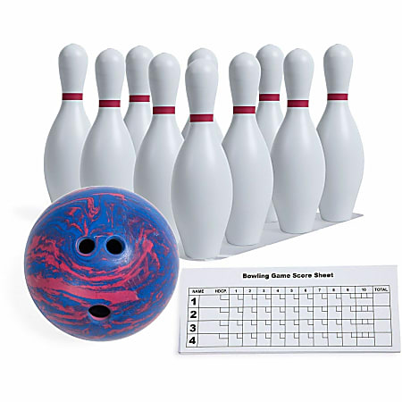 Champion Sports Plastic Bowling Set - Office Depot