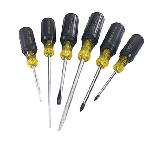 Stanley Tools 100 Plus 8 Piece Combination Screwdriver Set - Office Depot