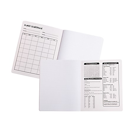 C Line Graph Ruled Composition Notebooks 7 12 x 9 34 1 Subject 100 ...