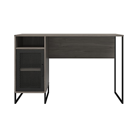 Ameriwood Home Purdue 48 W Single Pedestal Computer Desk Brown - Office ...