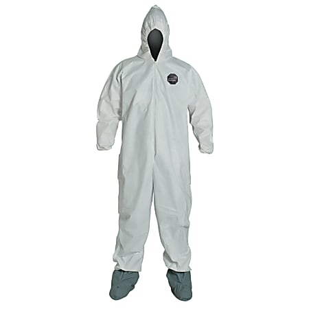 DuPont ProShield NexGen Coveralls With Hood And Boots 3XL White Pack Of ...