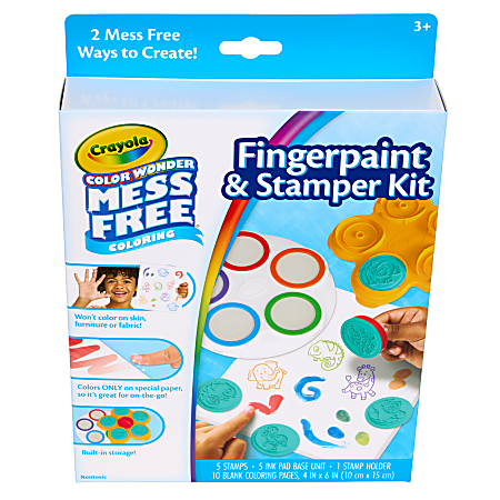 Get ready for a colorful adventure with the Color Wonder Fingerpaint ...