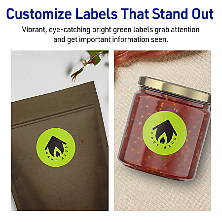 Avery Print To The Edge Labels With Sure Feed Technology And Easy Peel ...