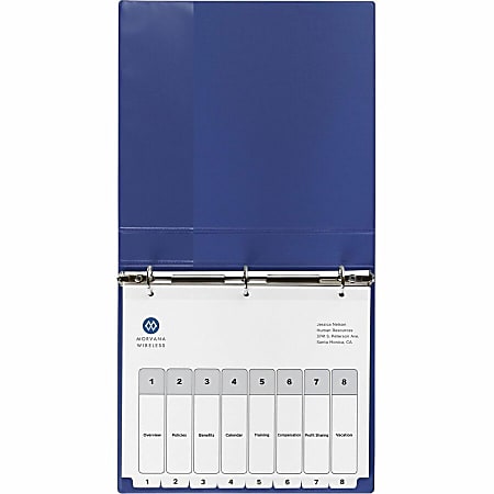 Avery Ready Index Binder Dividers 8 12 x 11 White 8 Dividers Per Set ...