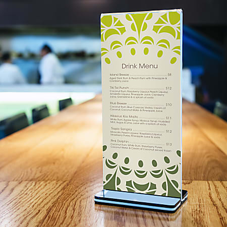 Custom Printed Full Color Rack Cards 3 12 x 8 12 Single Sided 100 LB ...