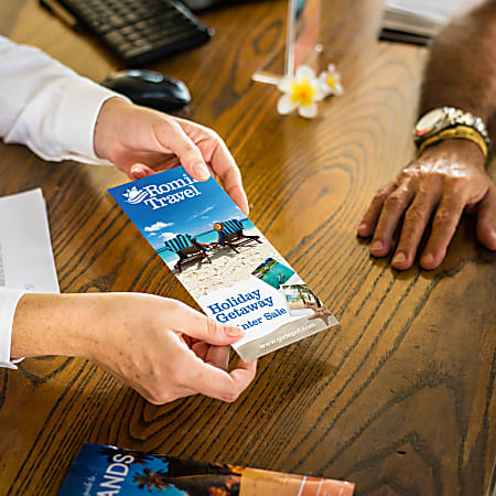 Custom Full Color Rack Cards Print 2 Sides UV Gloss Finish 1 Side 3 12 ...