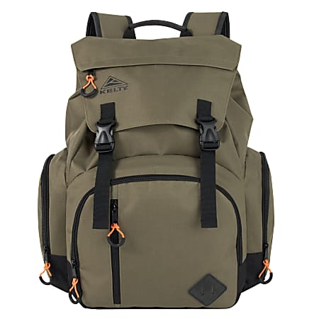 KELTY FLAP TOP BACKPACK WITH LAPTOP SLEEVE IN MAIN COMPARTMENT Green ...