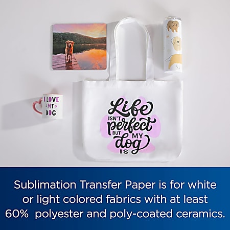 Brother Sublimation Paper 8 12 x 11 White Pack Of 100 Sheets - Office Depot