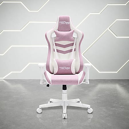 Techni Sport Pastel Series Ergonomic Faux Leather Computer Gaming Chair ...