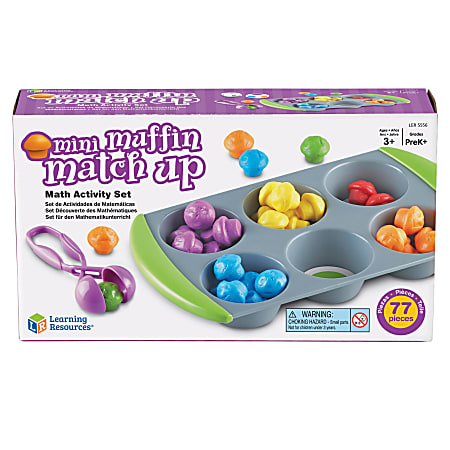 Learning Resources Mini Muffin Match Up Set Grades Pre K 8 - Office Depot