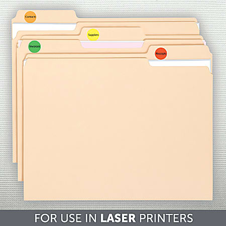 Office Depot Brand Removable Round Color Coding Labels OD98789 34 ...