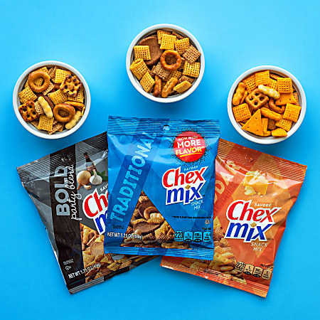 Chex Mix Classics Mix It Up Variety Snack Mixes 1.75 Oz Box Of 30 Packs ...