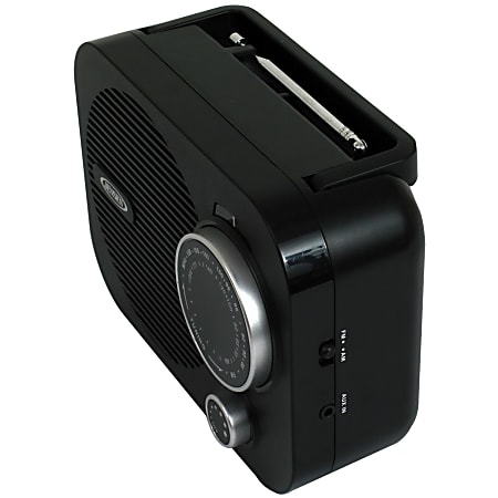 JENSEN MR 550 Portable AMFM Radio With Telescoping Antenna 5 916 H x 7 ...