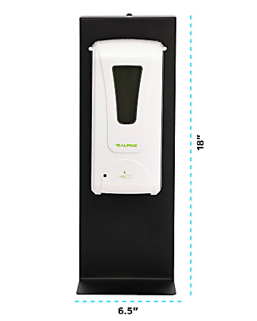 Alpine Touchless Dispenser With Universal Partition Wall Stand 1200 mL ...
