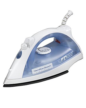 Hamilton Beach Commercial Lightweight Steam Iron WhiteBlue - ODP ...