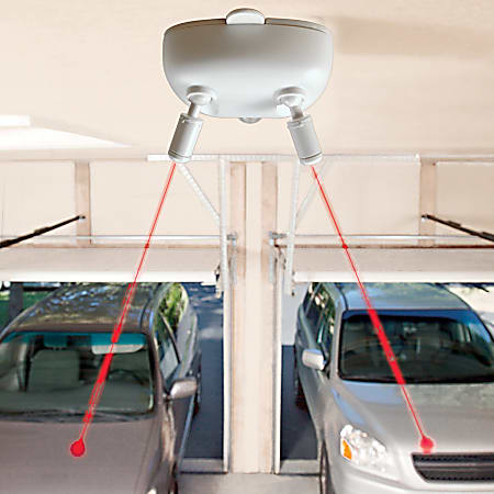 MAXSA Innovations Park Right Dual Laser Garage Parking System White ...