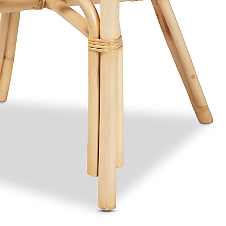 bali pari Kaka Modern Bohemian Dining Chair Natural Brown - Office Depot