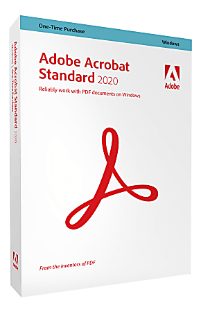Adobe Acrobat Standard 2020 Windows Product Key - Office Depot