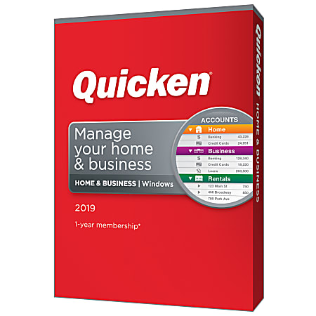 Quicken Home Business 2019 Personal Finance Software For PC Disc ...