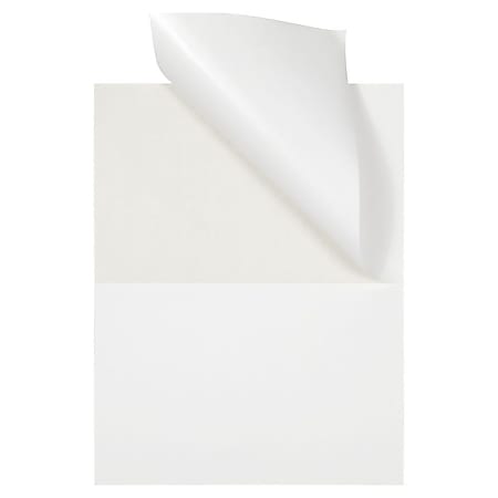 JAM Paper Half Page Mailing And Shipping Labels Rectangle 5 12 x 8 12 ...