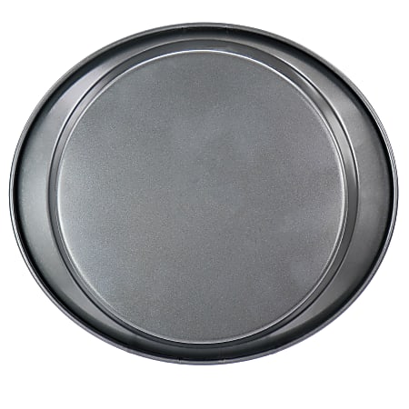 Gibson Baker s Friend Steel Non Stick Round Bake Pan 7 12 Dark Gray ...