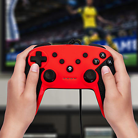 Gamefitz Wired Controller For Nintendo Switch Red - Office Depot