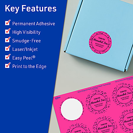 Avery Print To The Edge Labels With Sure Feed Technology 94510 NMP40 ...