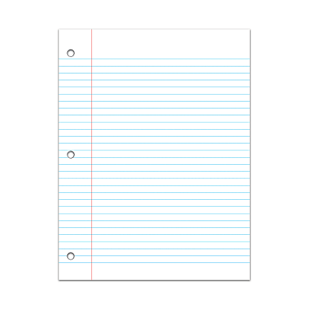 C Line Filler Paper 8 x 10 12 College Rule 100 Sheets Per Ream White ...