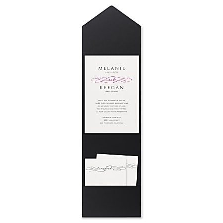Custom Premium Wedding Event Invitations With PocketsEnvelopes ...