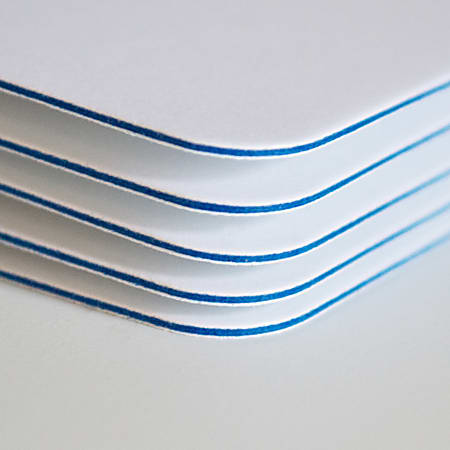 Custom Full Color Luxury Heavy Weight Color Core Business Cards Blue ...