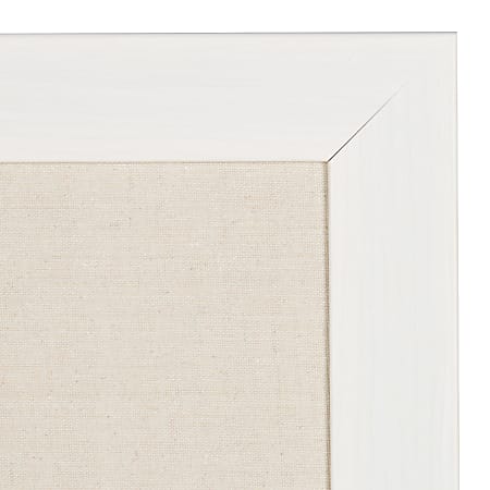 DesignOvations Beatrice Non Magnetic Framed Linen Fabric Pinboard 23 x ...