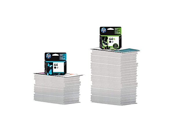HP 64 Tri Color Ink Cartridges Pack Of 2 6ZA55AN - Office Depot