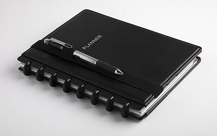 TUL Discbound Notebook Pen Loop Holders LetterJunior Sizes Black Set Of ...