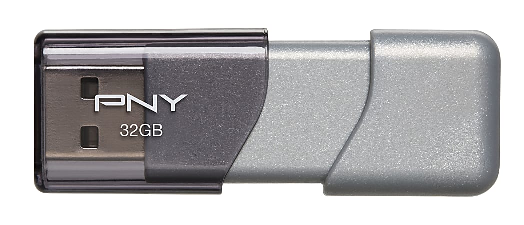 PNY Turbo Attach 3 USB 3.0 Flash Drive 32GB - Office Depot